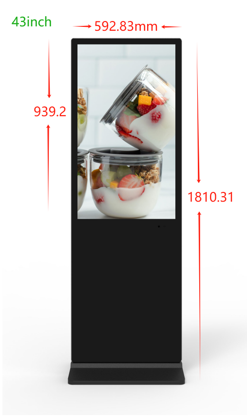 Floorstanding Digital Display TV 43" touchscreen – Air Master Ph